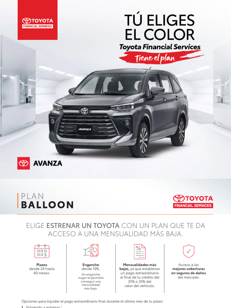Toyota Brochure Balloon 2024 | PDF