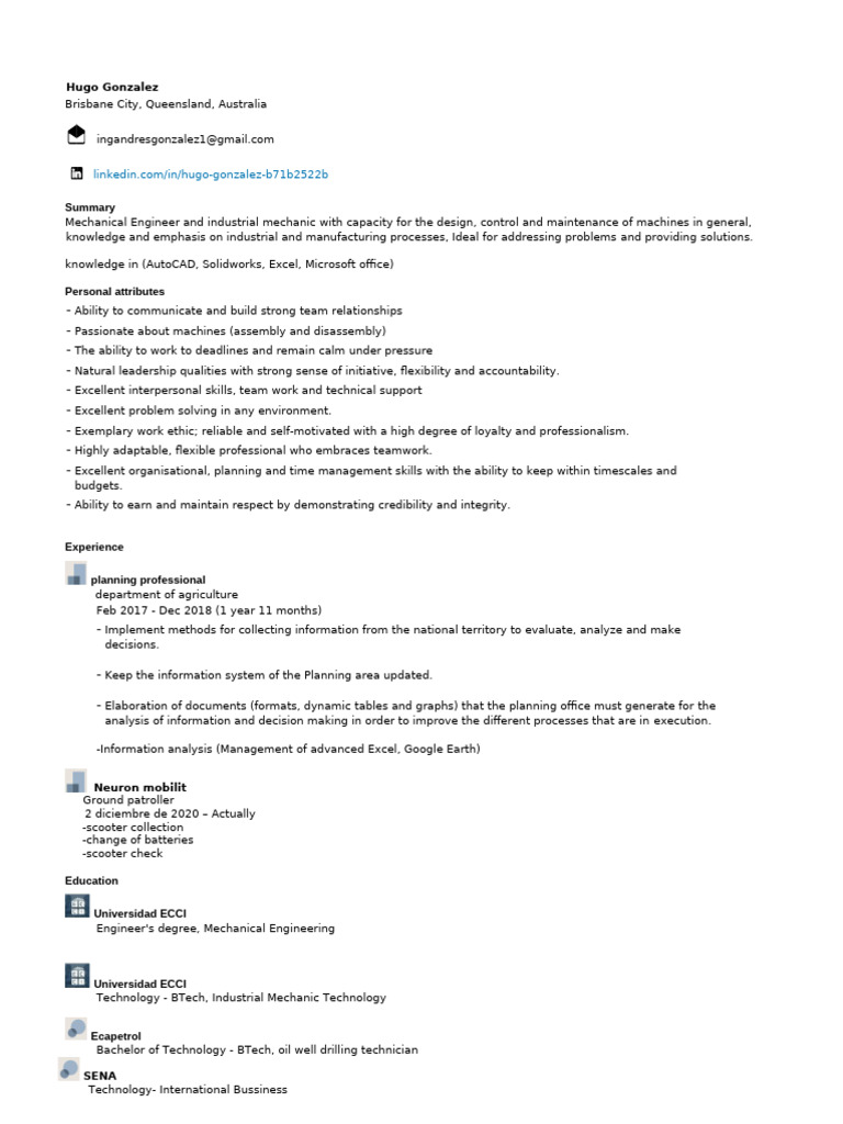CV Hugo | PDF