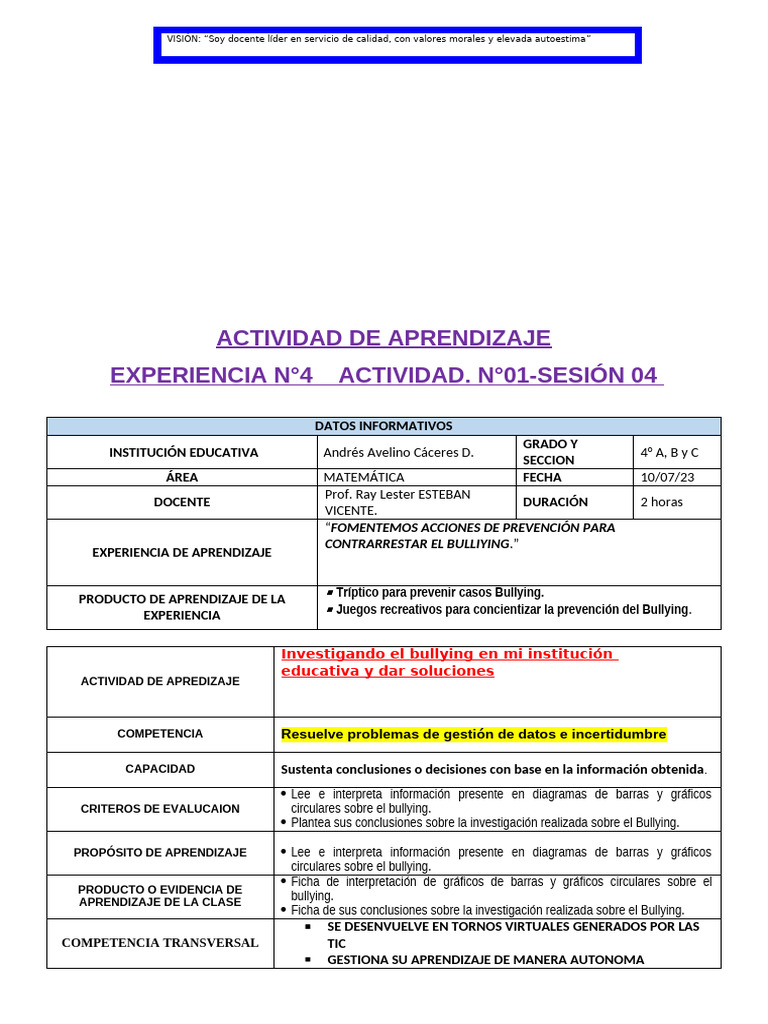 Sesion - 04 - Eda 4 - Ray - Esteban | PDF