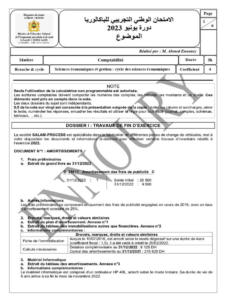 Simili Ennoury 2023 | PDF