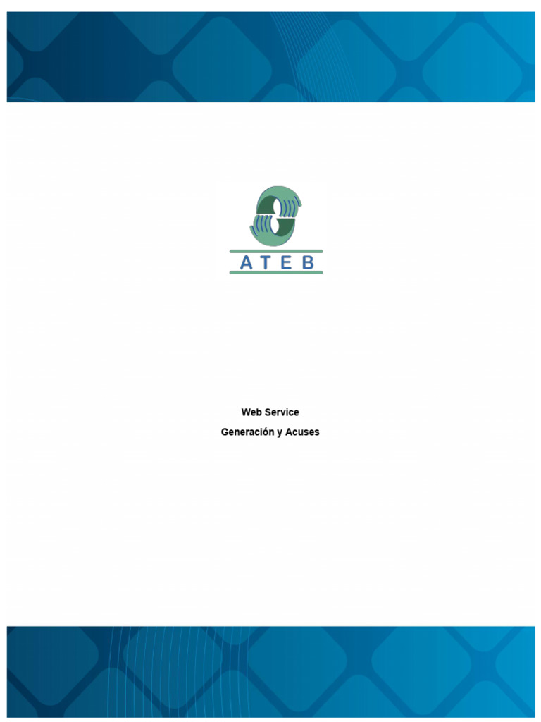 WebService Carga ATEB Cliente | PDF