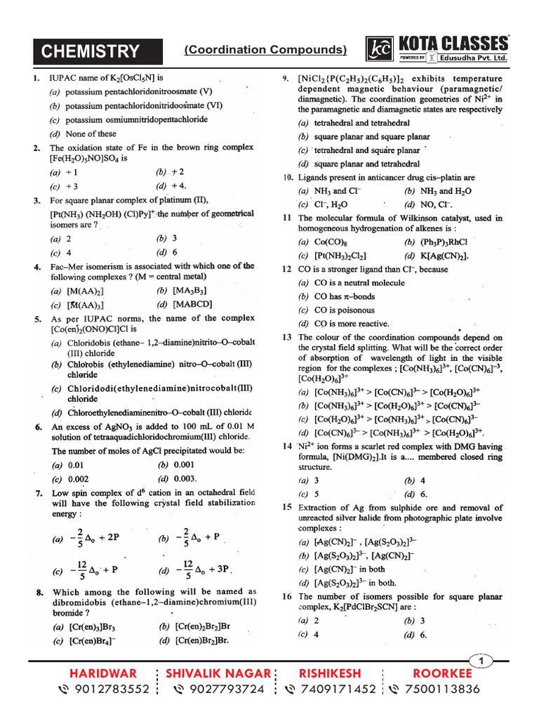 Coordination Compound (DPP-1) | PDF