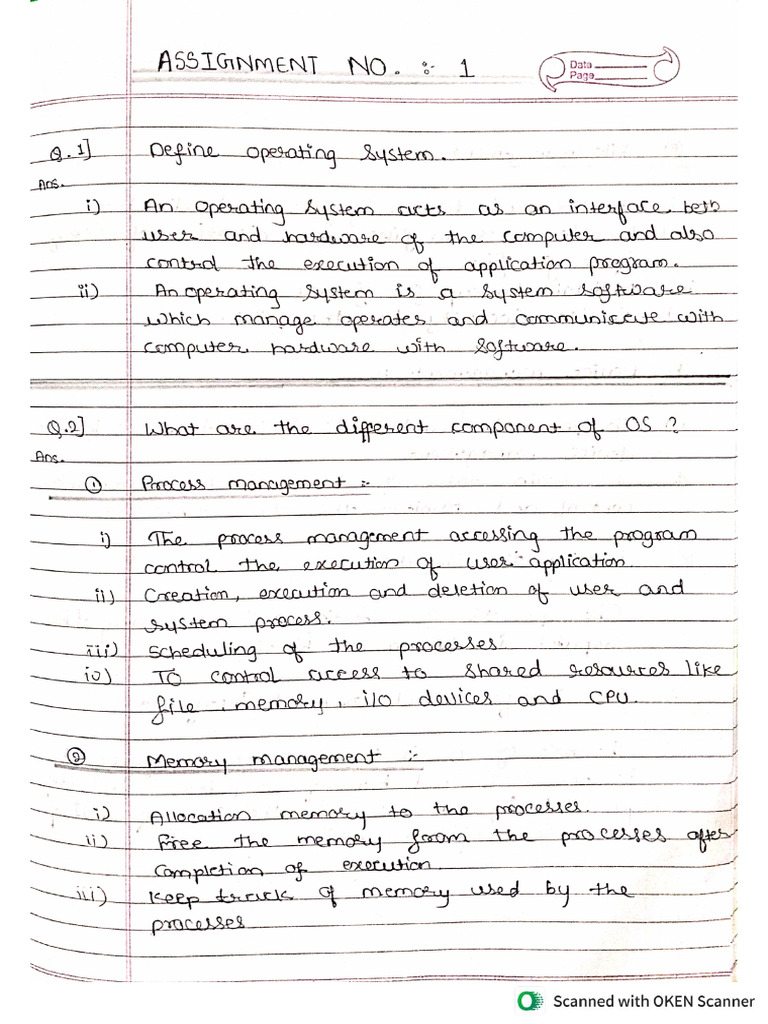 OSY Assignment 1-1 | PDF