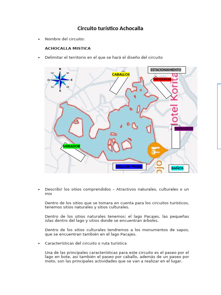 Circuito Turístico Achocalla | PDF