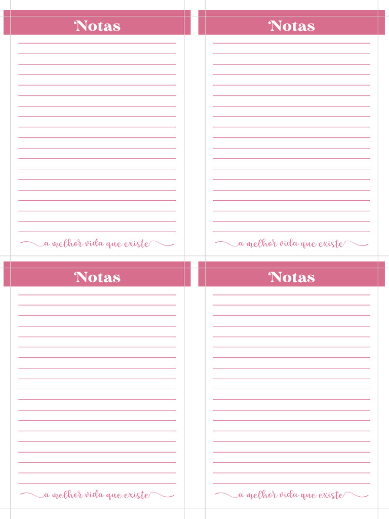 Notas Rosa 6 | PDF