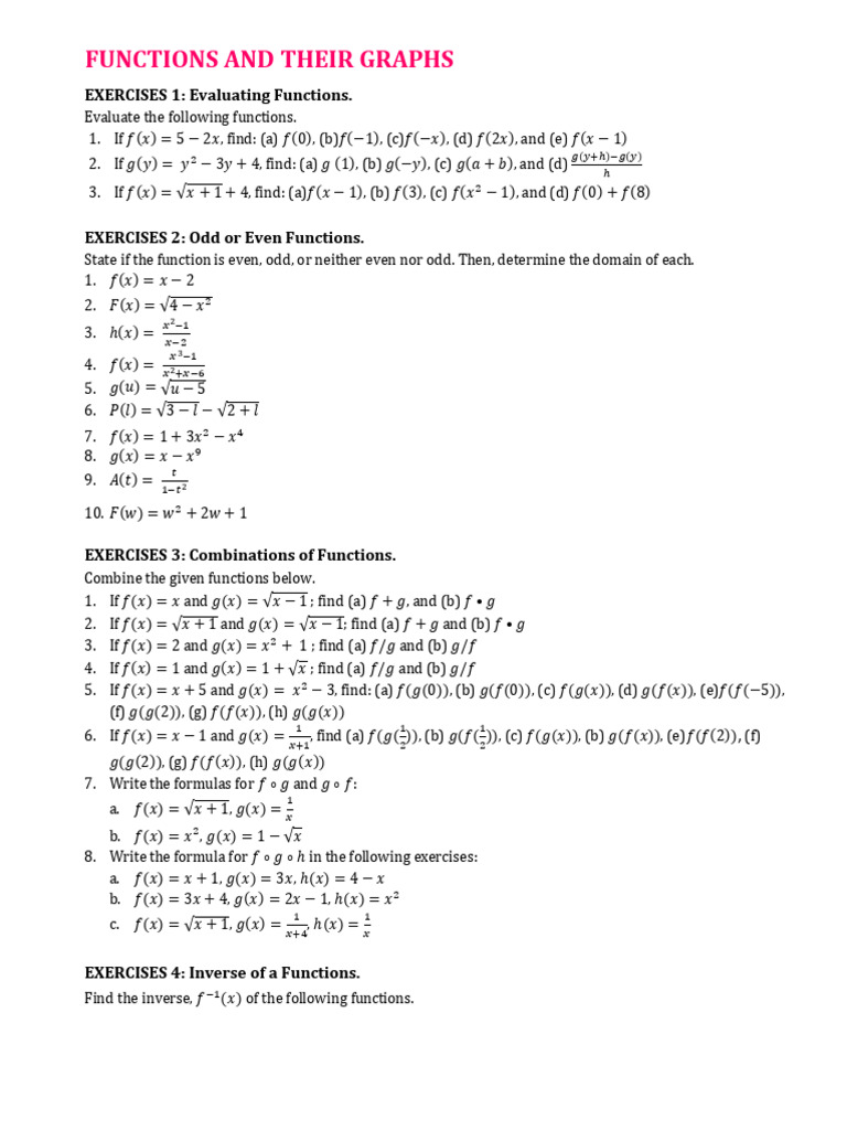 Functions | PDF