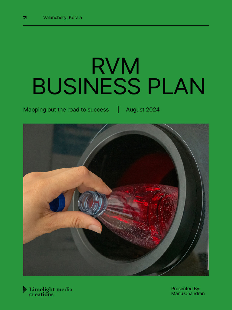 RVM BUSINESS PLAN | PDF