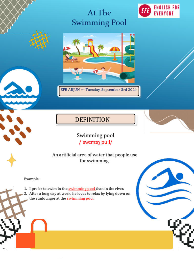 At The Swimming Pool Tuesday 03092024 Efearjun (Revised) | PDF