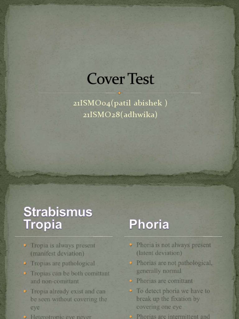Cover Test-1 | PDF