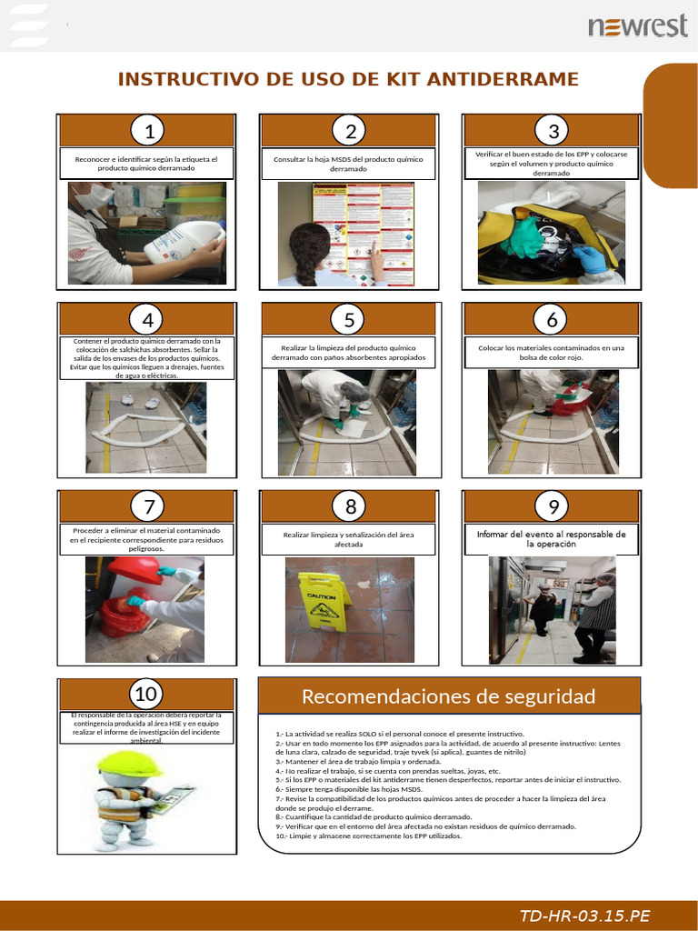 Instructivo Del Kit Antiderrame | PDF