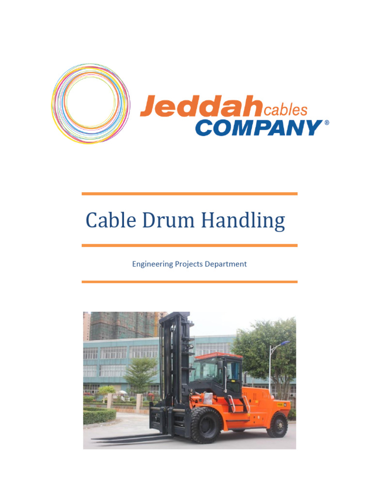 110kv Cable Drum Handling | PDF