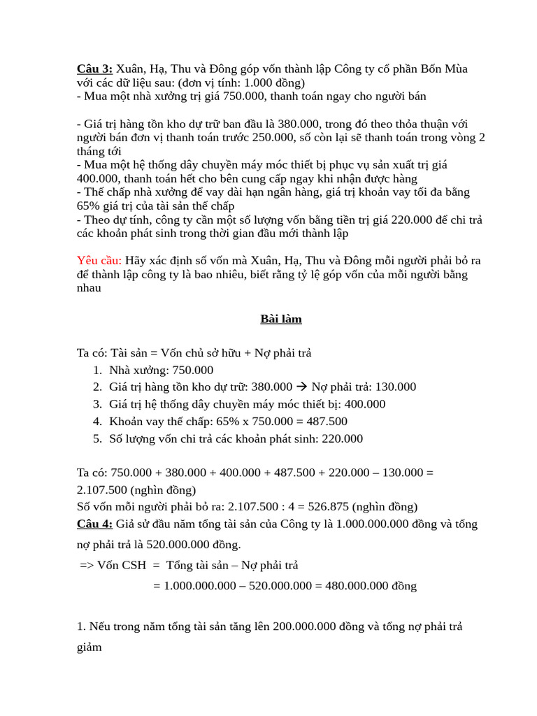 Câu3 CHƯƠNG1 | PDF