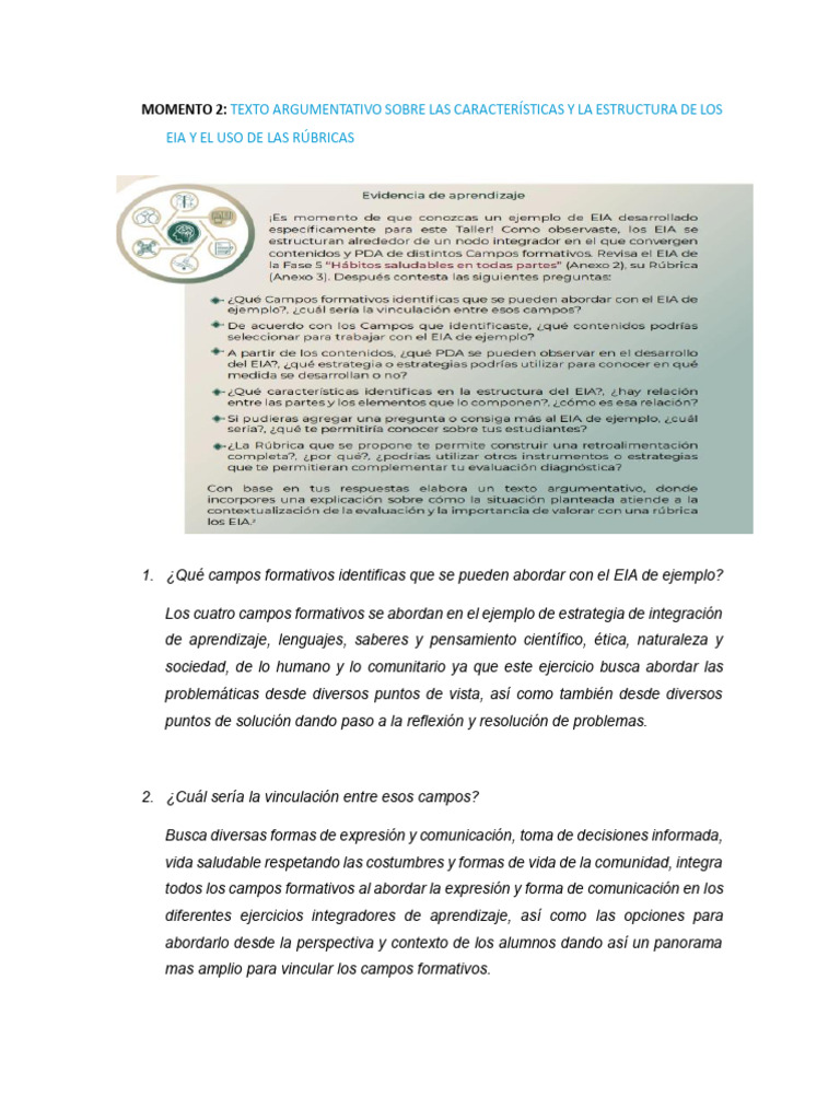 Momento 2 Taller Eva Diag | PDF