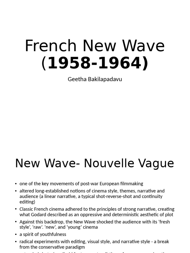 French New Wave | PDF