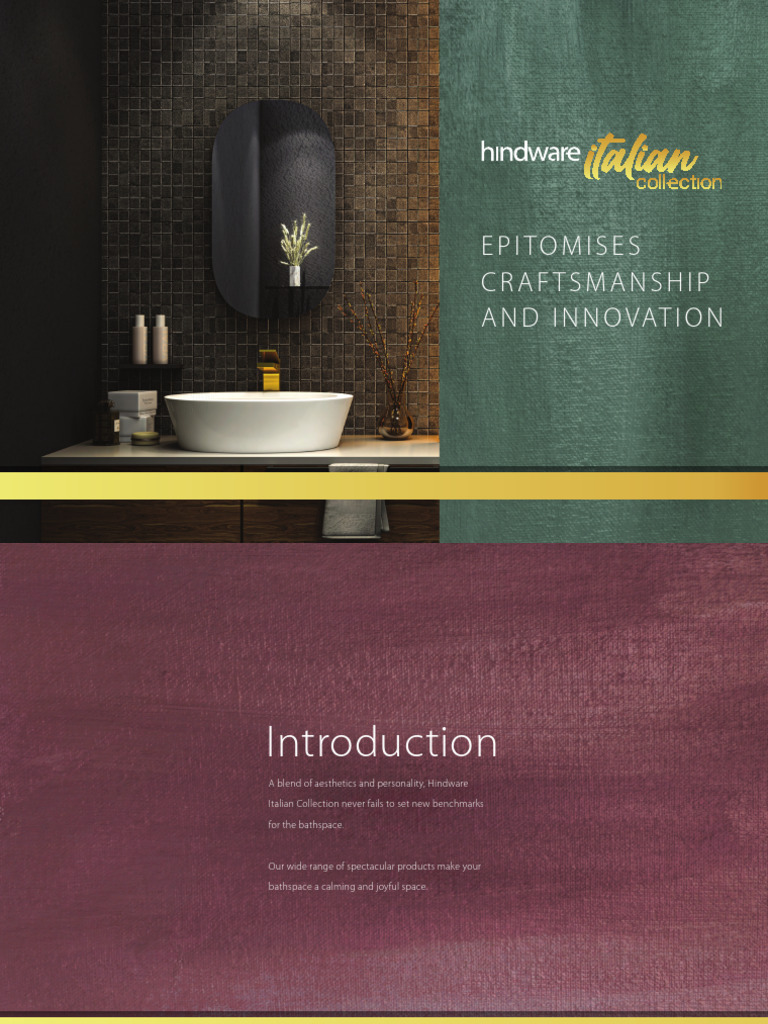 Hindware Sanitaryware New Launches 2022 | PDF