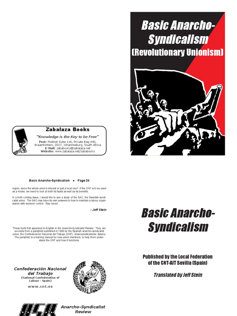 Basic Anarcho Syndicalism CNT | PDF