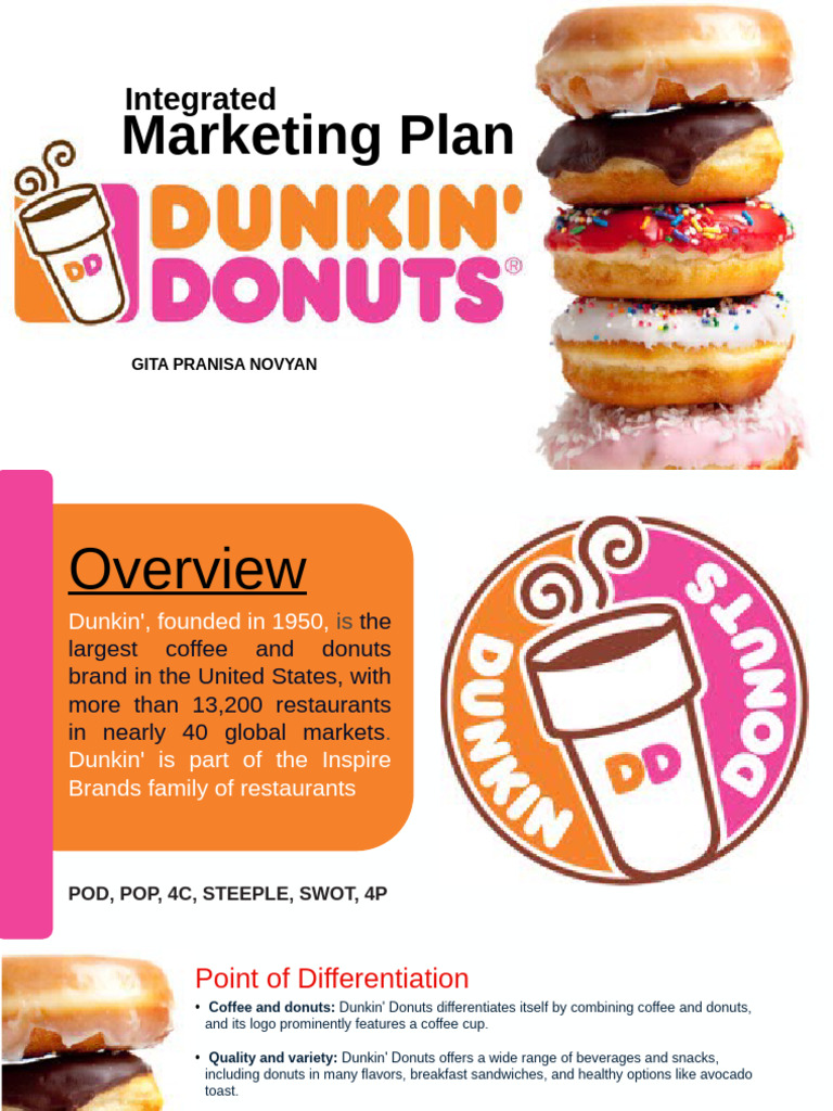 Integrated Marketing Plan Dunkin Donuts | PDF