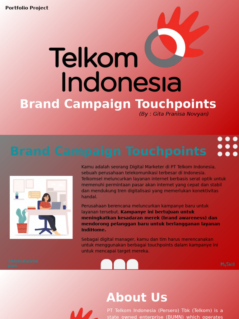Brand Campaign Touchpoints PT TELKOM INDONESIA | PDF