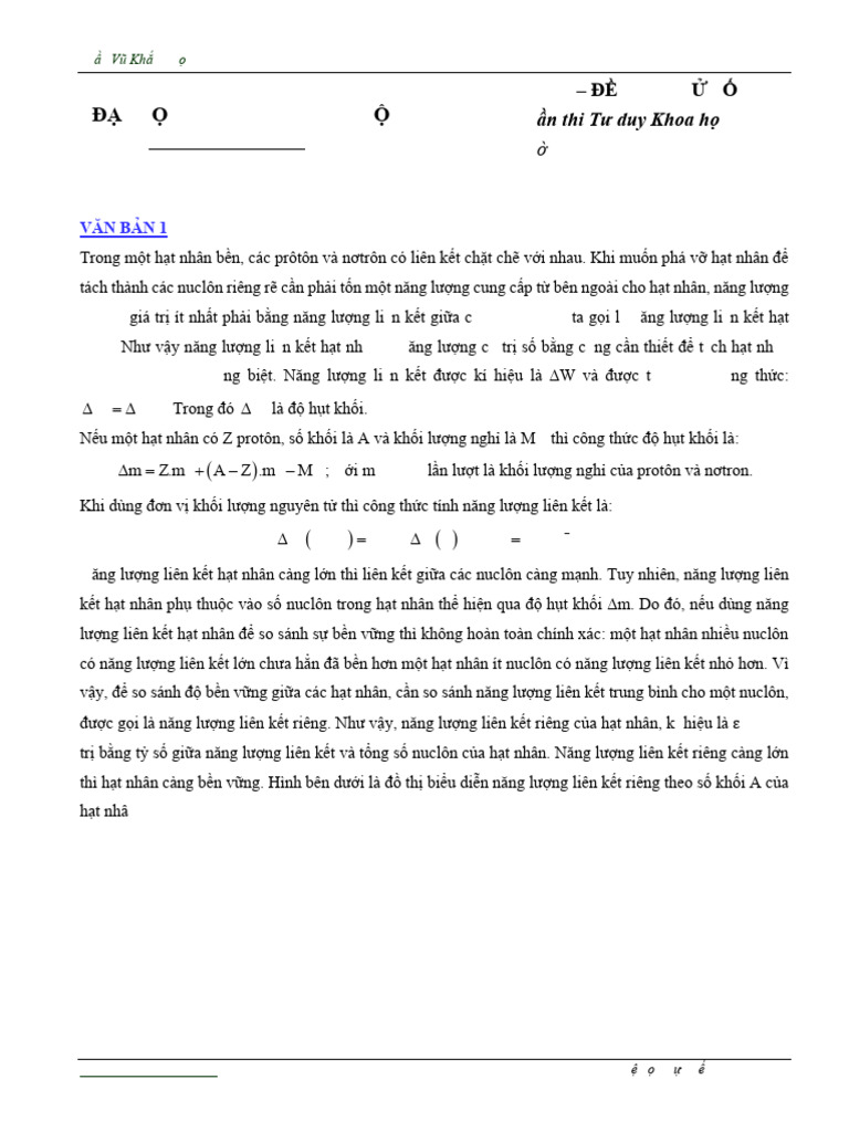 Tu Duy Khoa Hoc de Thi Thu So 07 | PDF