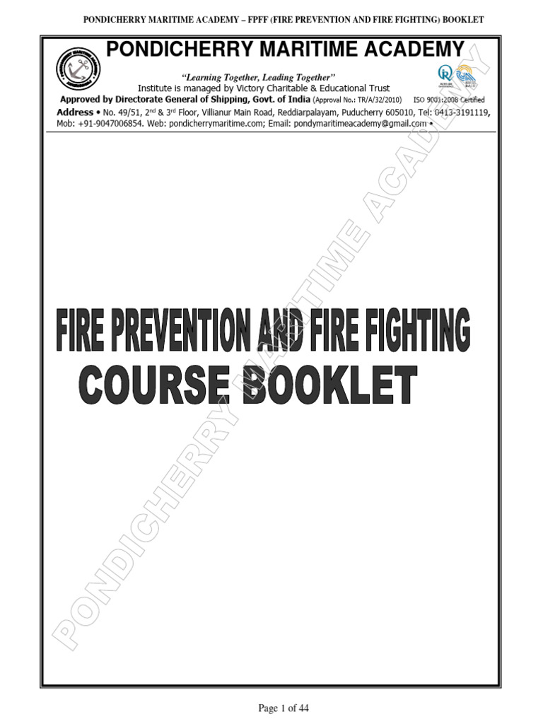 PMA - FPFF Booklet | PDF