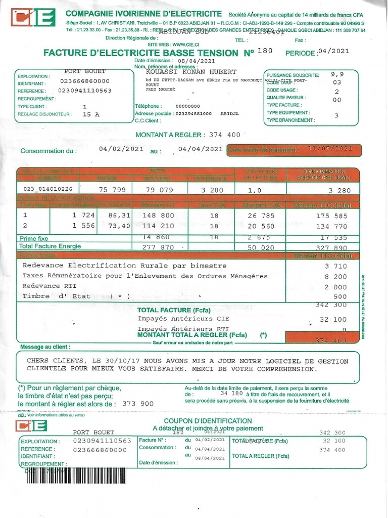 Facture Cie - Citm | PDF