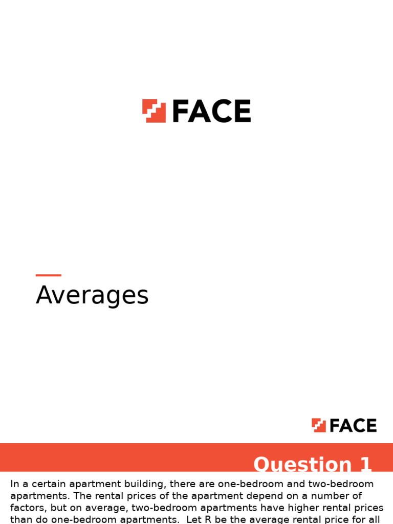 Averages, Weighted Average 2 | PDF