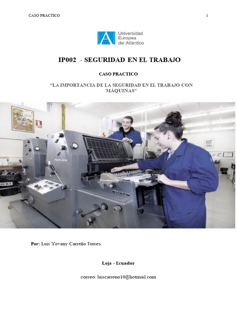 IP002-CP-CO-Esp - v0r0 - CASO PRACTICO - LUIS CARREÑO | PDF | Public Safety | Technology ...