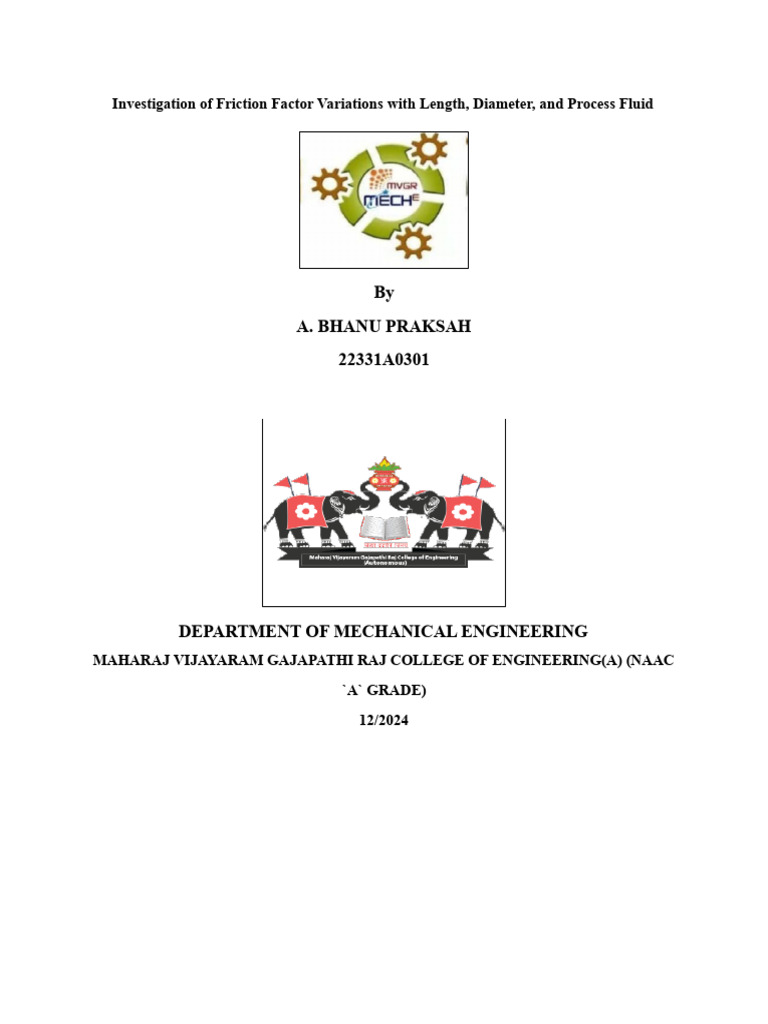 Friction Factor in Reciprocating Pumps | PDF | Pump | Fluid Mechanics