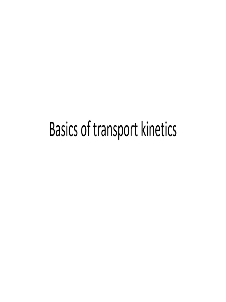 Week 2 - Basics of Transport Kinetics | PDF | Bending | Stress (Mechanics)