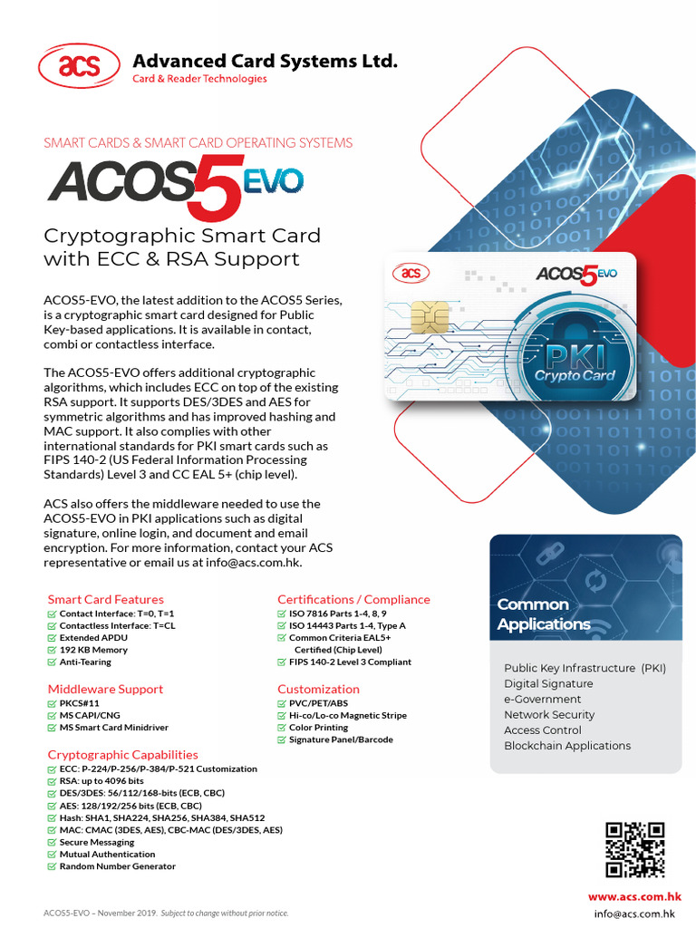 BRR Acos5 Evo 1.02 | PDF