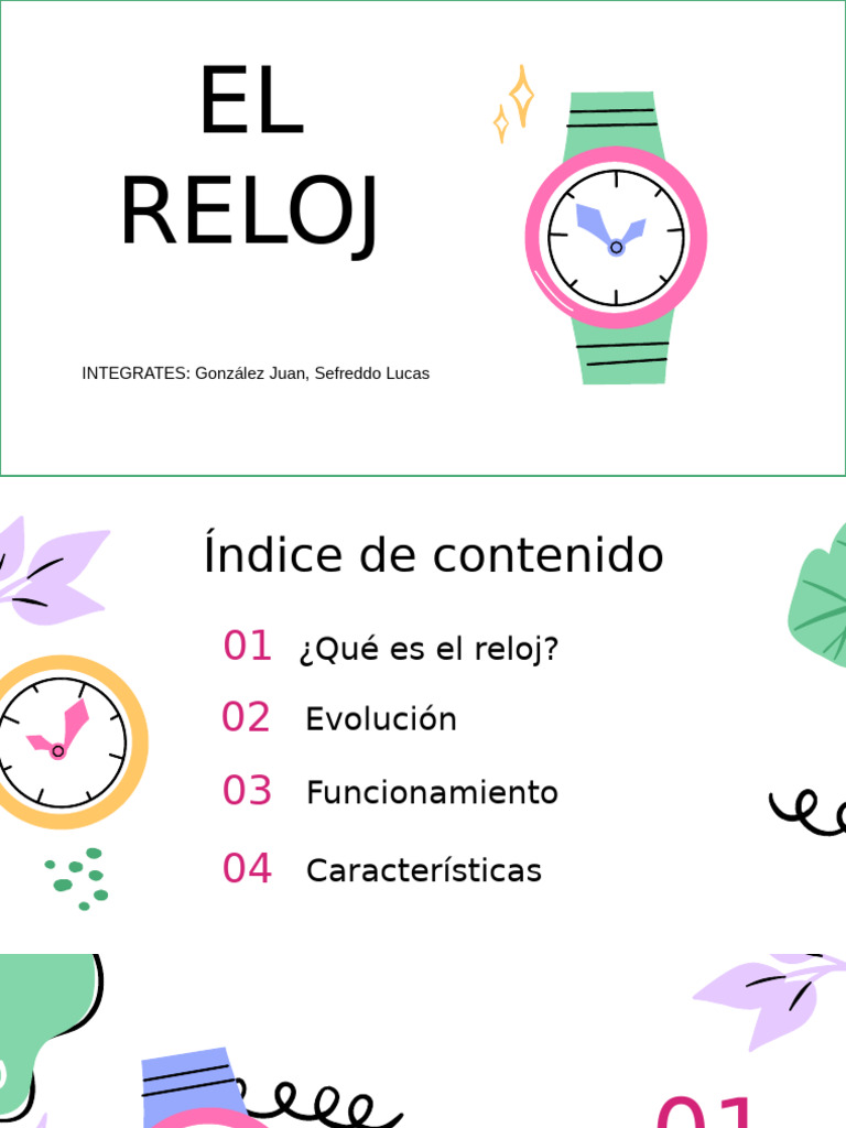 Reloj | PDF