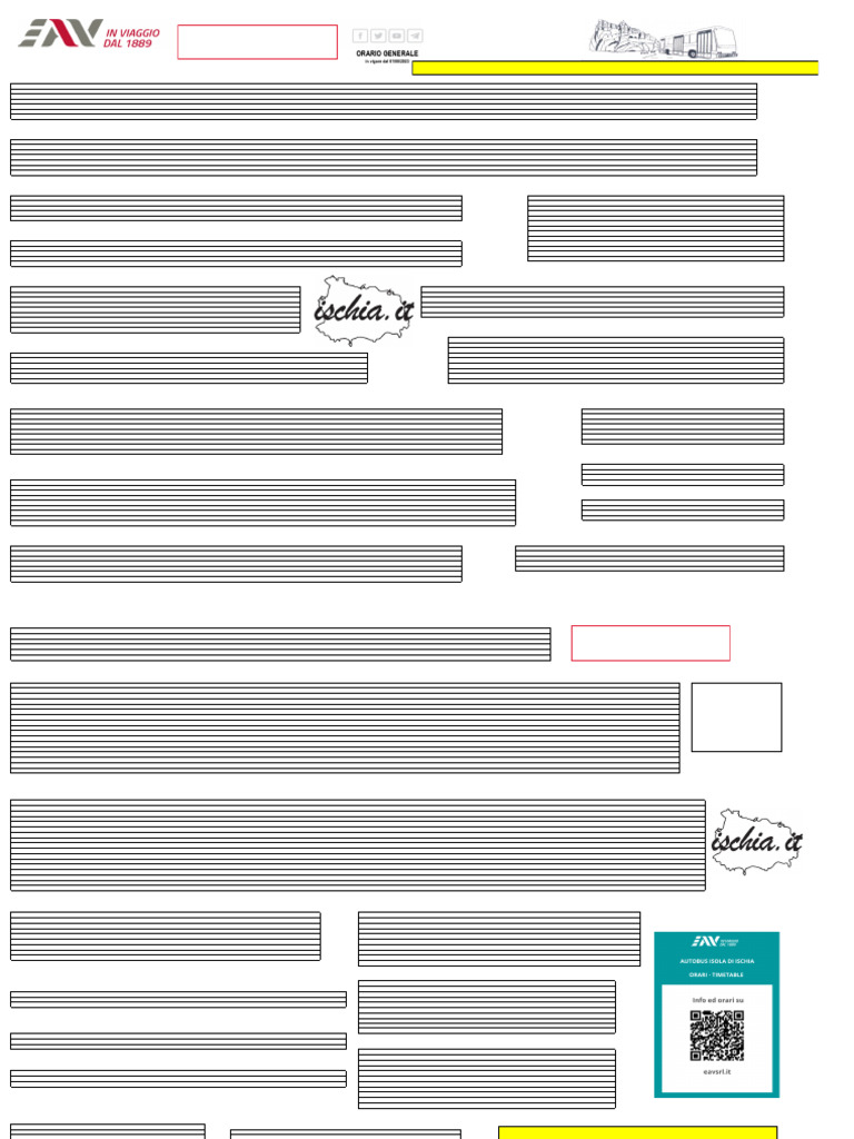 Orario Autobus Ischia Estivo | PDF