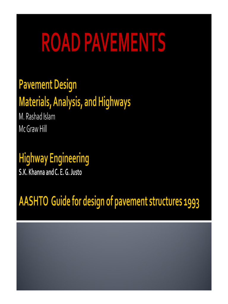 Road Pavements 2024 Class 4 | PDF | Road Surface | Emulsion