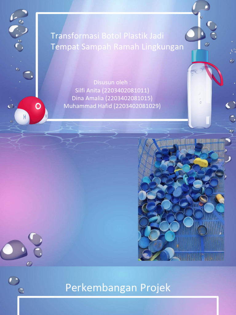 Transformasi Botol Plastik Jadi Tempat Sampah | PDF