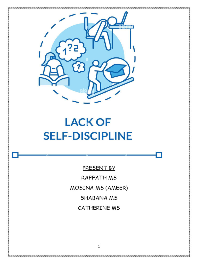 Lack of Discipline | PDF | Disciplines | Self-Improvement