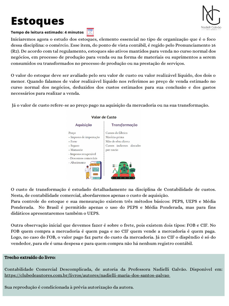 10 - Estoque - Material Complementar | PDF