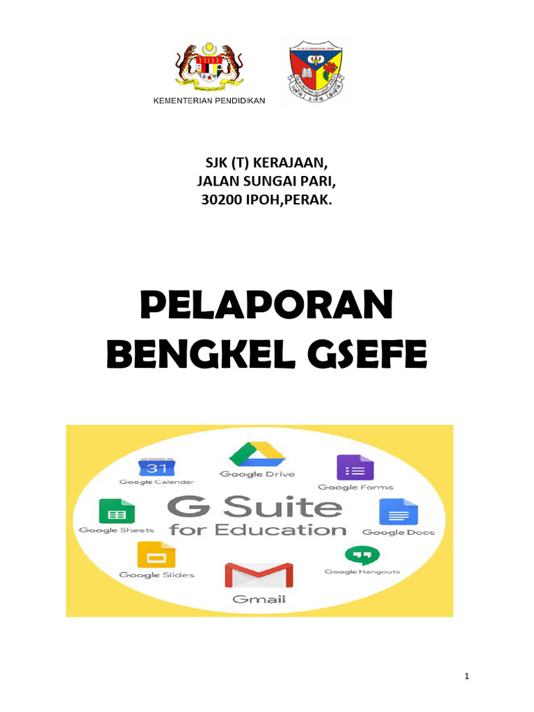 Laporan Bengkel GSEfE Champion-Sjkt Kerajaan | PDF