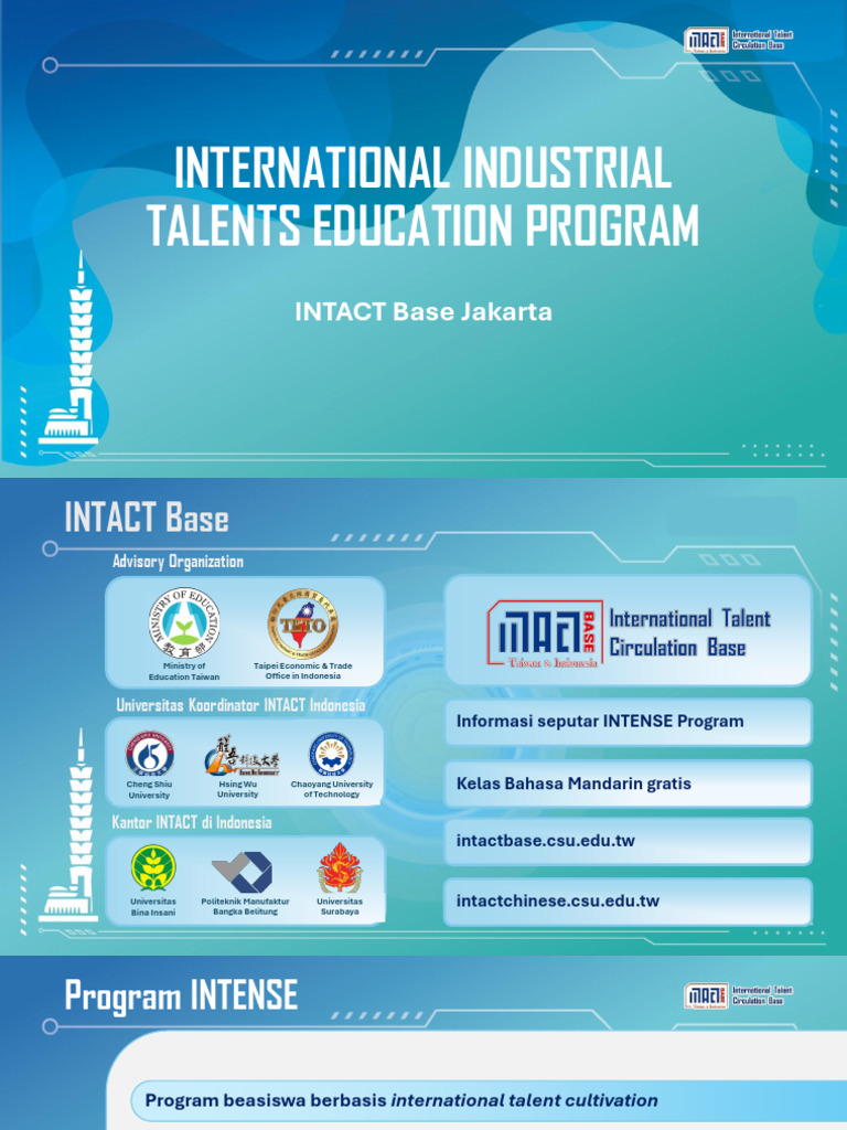 INTENSE Program - Id | PDF