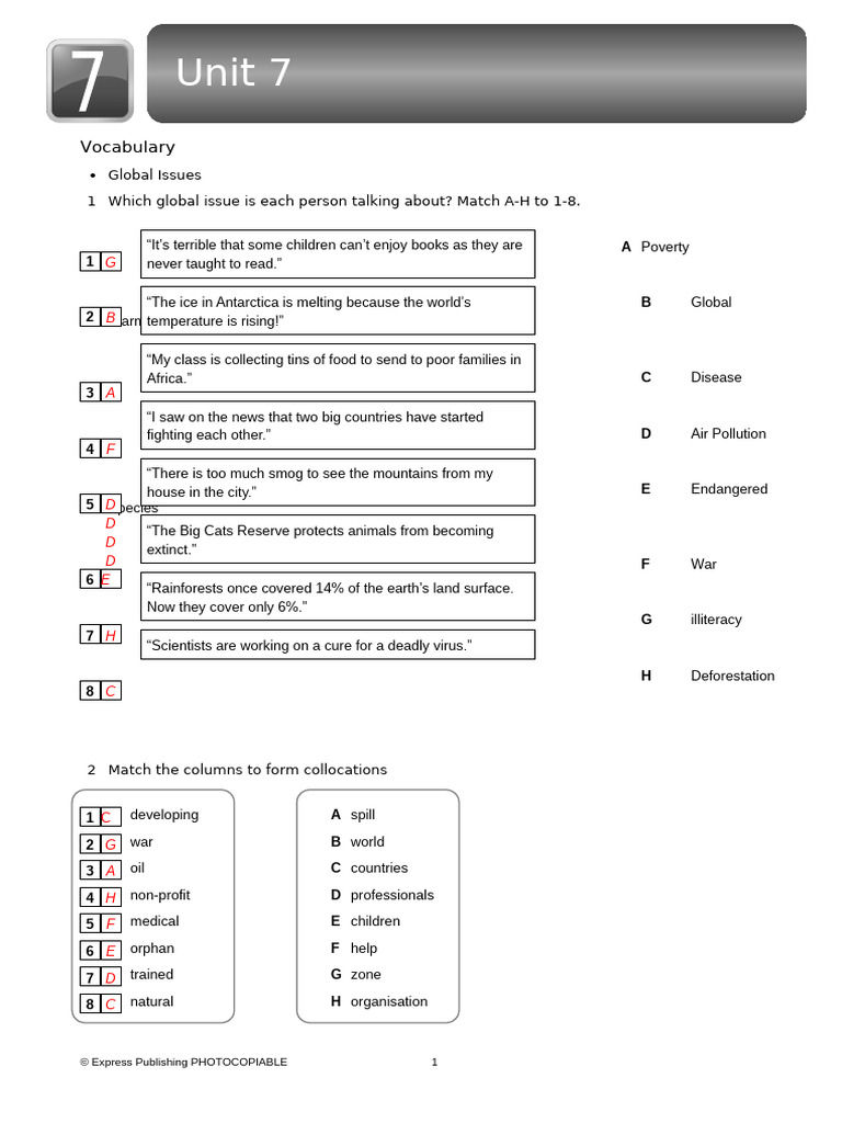 07 OnScreen 3 Unit 7 | PDF