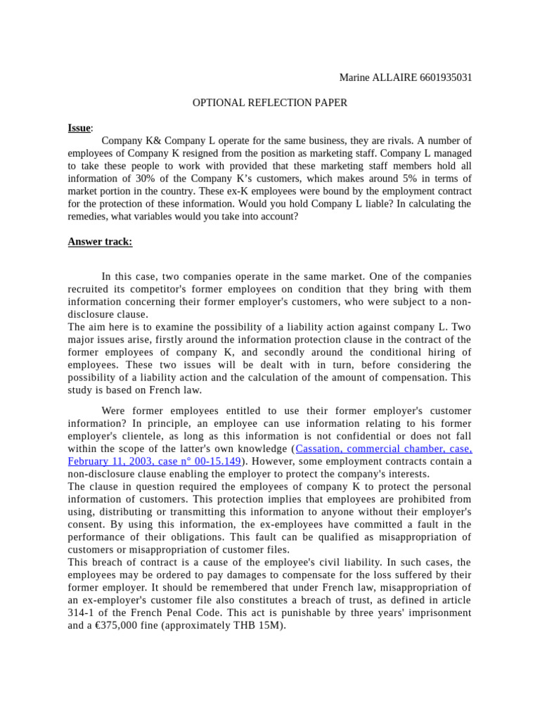 Reflection Paper | PDF