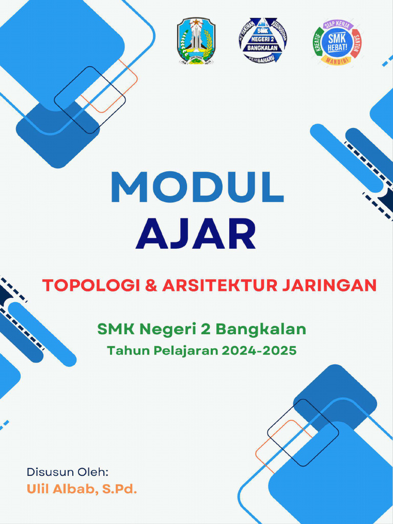 Modul Ajar TKJ Topologi Dan Arsitektur Jaringan - Compressed | PDF