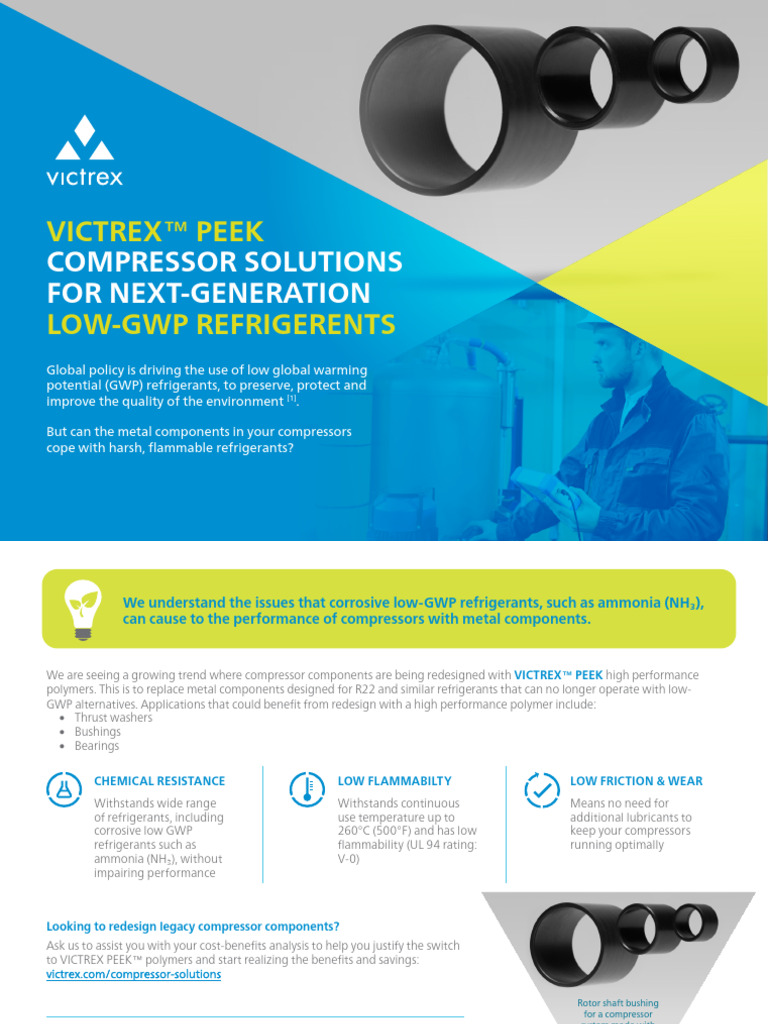 Compressor Flyer - Low GWP Refrigerants | PDF