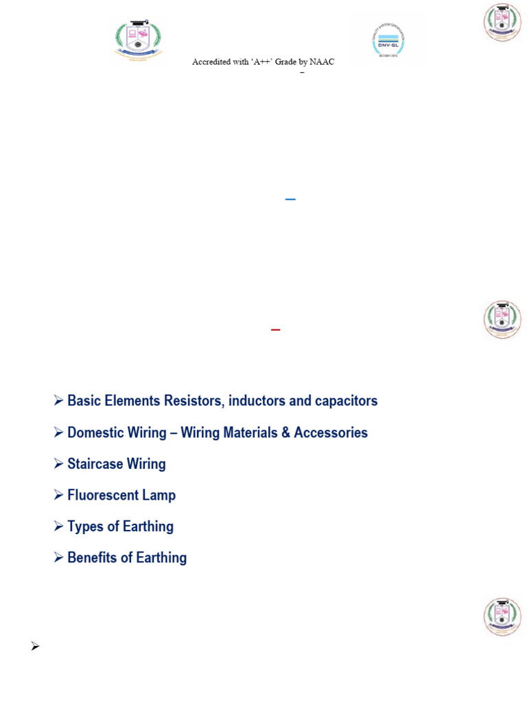 01 - SEEB1101 - ELECTRICAL AND ELECTRONICS ENGINEERING - Unit - I ...