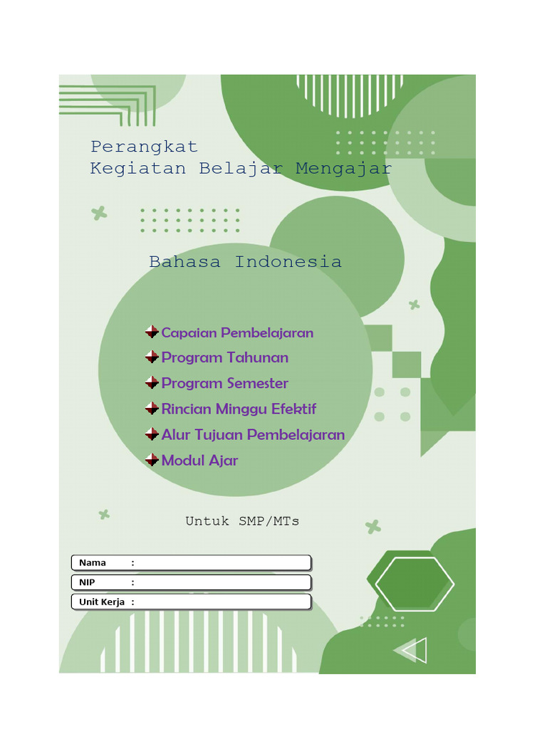 B. Indonesia Kls 9 SMT 1 | PDF