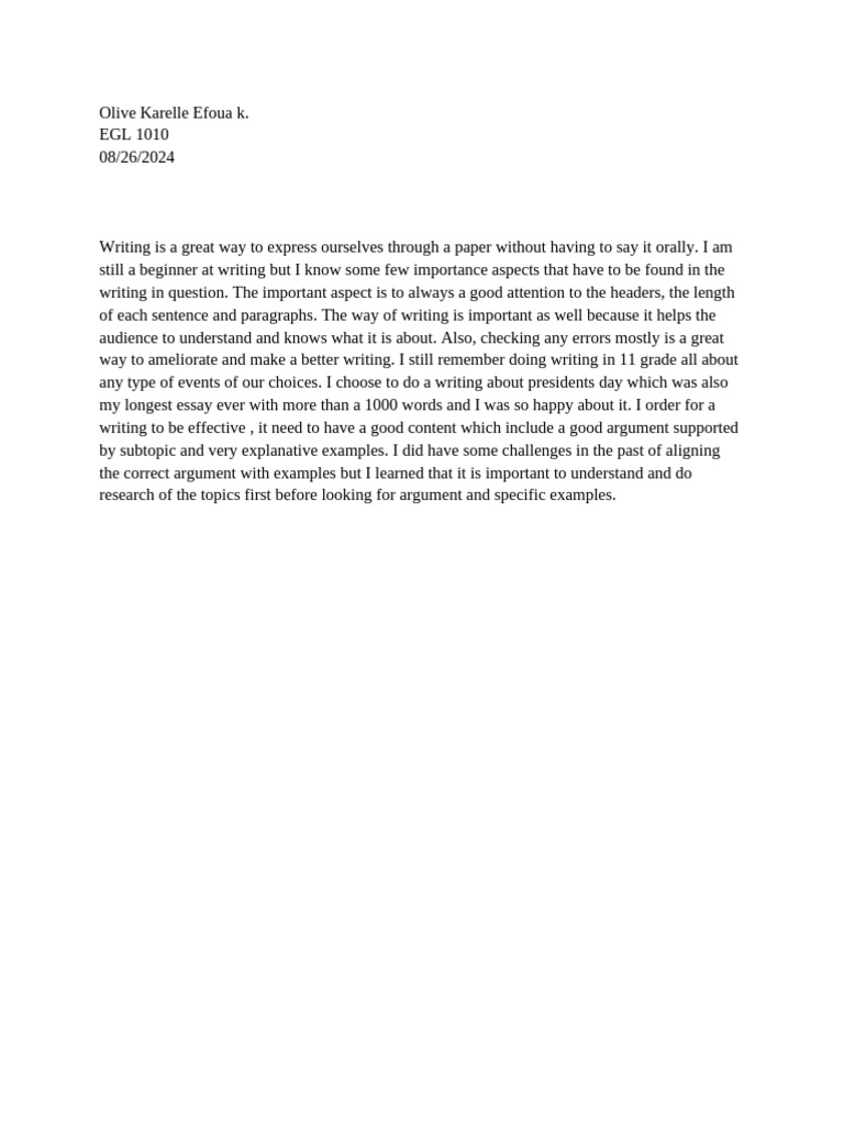 Diagnostic Writing | PDF