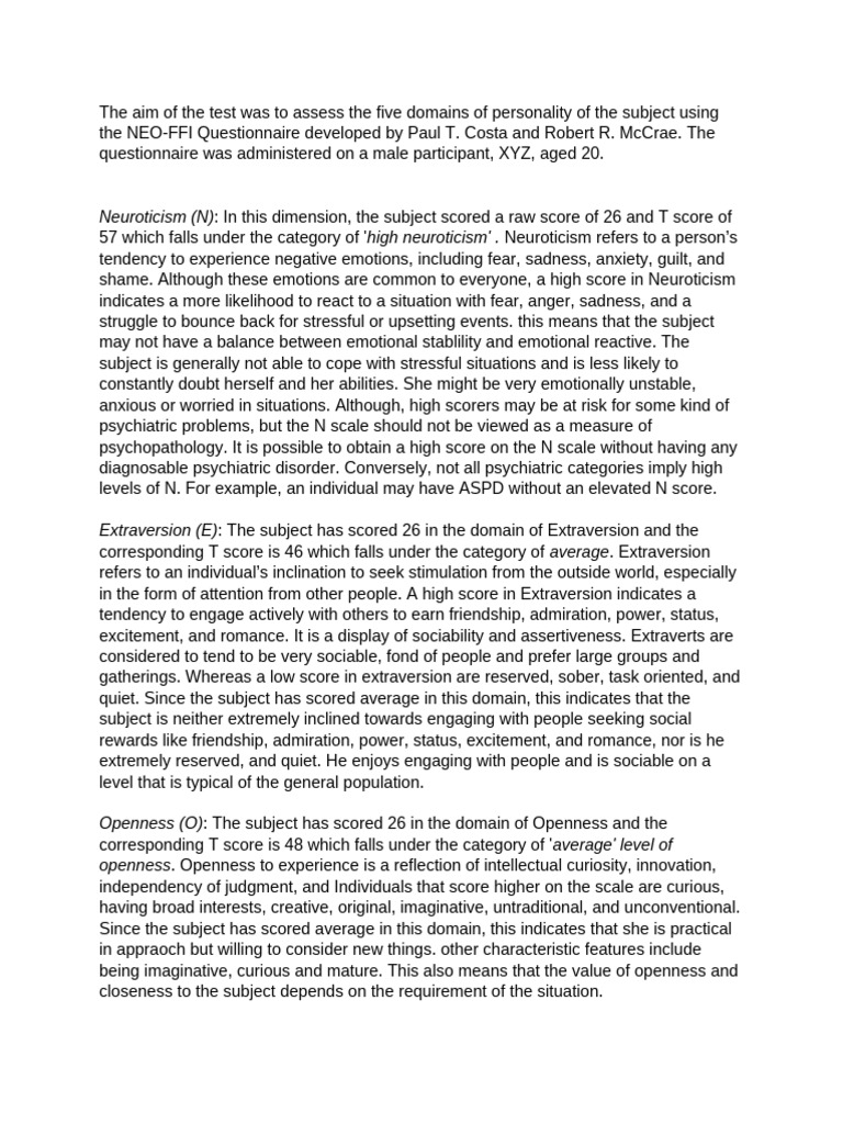 Interpretation Neo Ffi | PDF