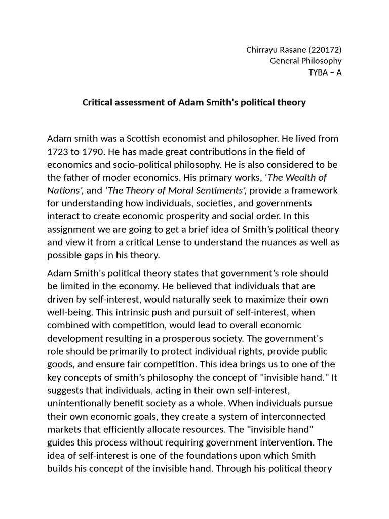 General Philosophy Assignment | PDF