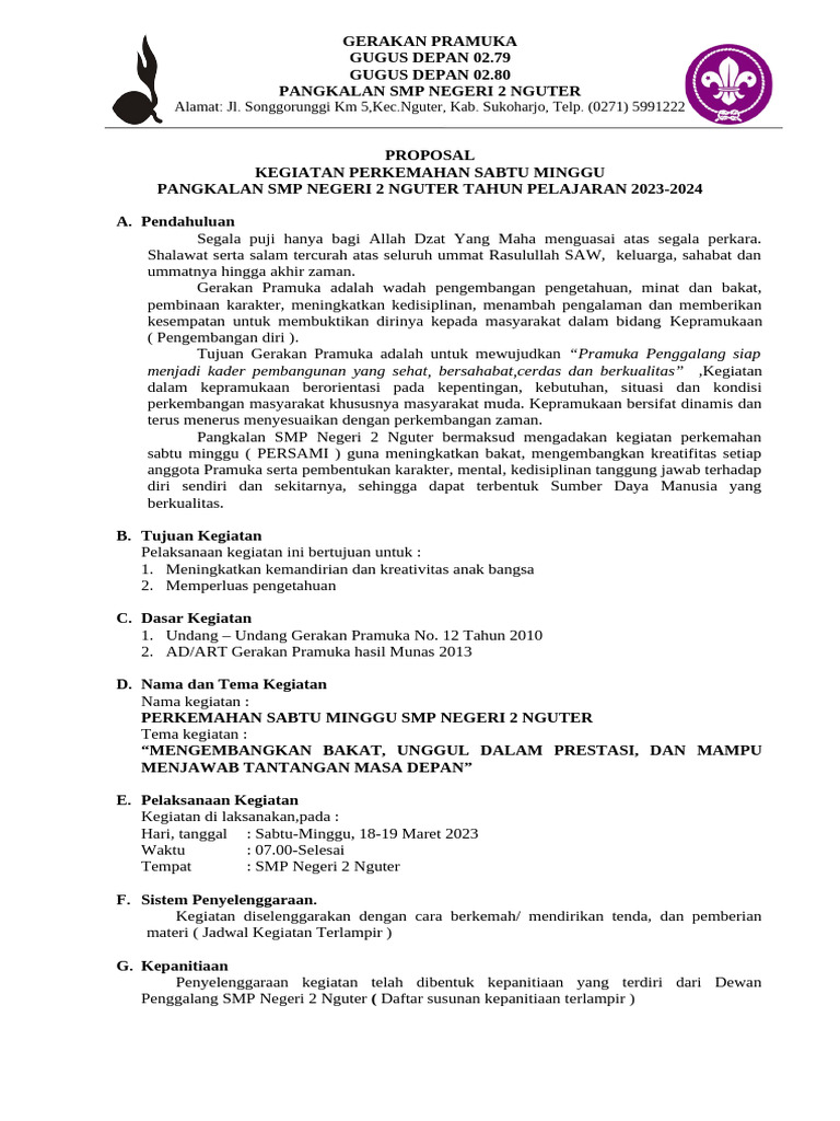 Proposal Persami | PDF