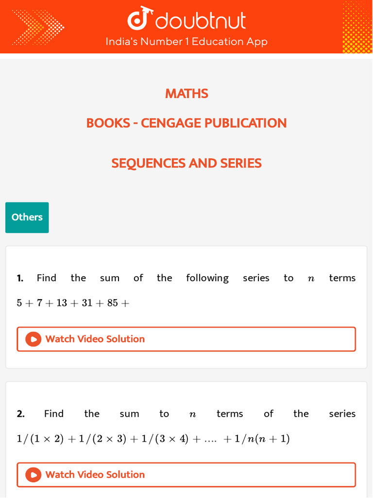 Books Doubtnut Question Bank | PDF