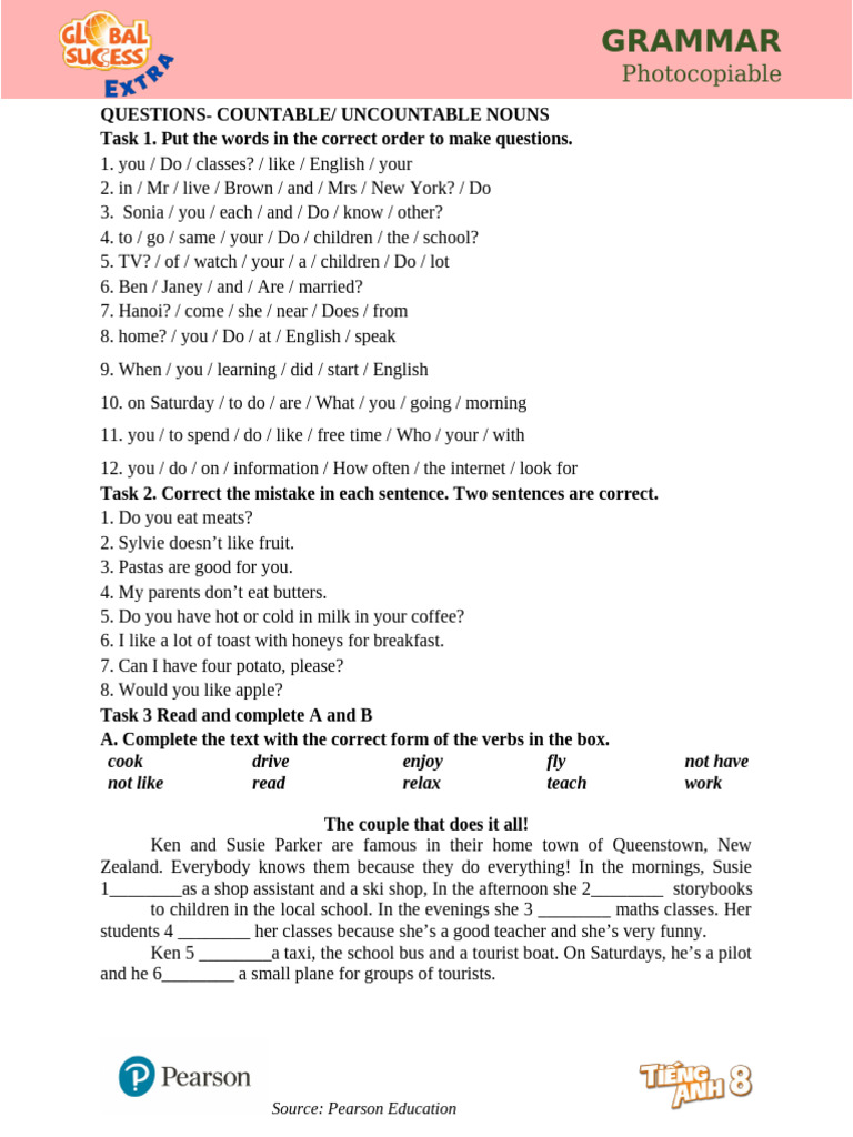 Unit 4 Extra - Grammar | PDF